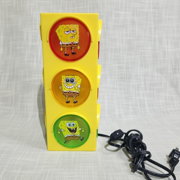 Accents | Spongebob Traffic Light Novelty Light | Poshmark
